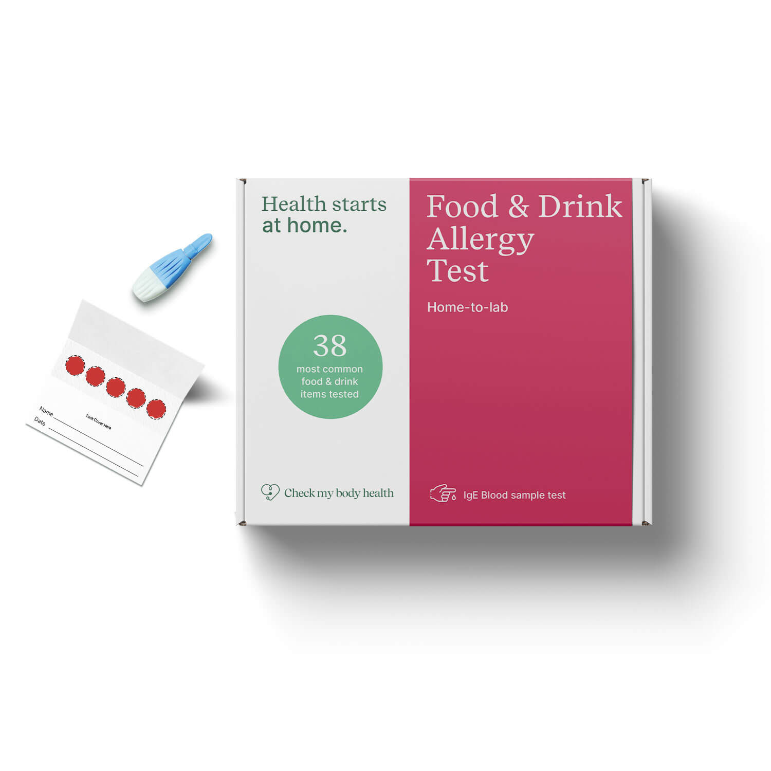 Food Allergy Test DBS Replacement Collection Kit – Check My Body Health UK
