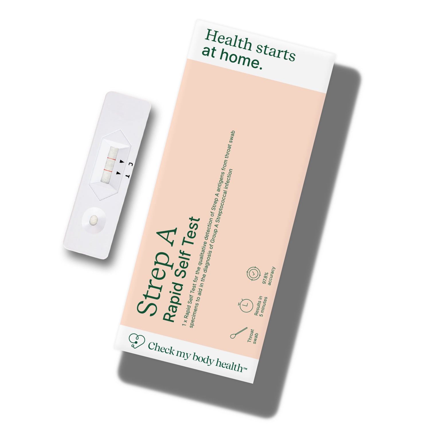 Strep A Test Kit – Check My Body Health UK